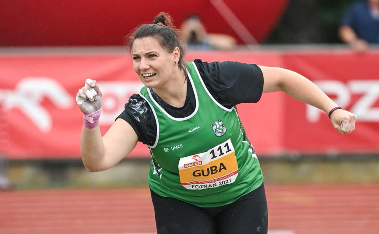 Lekkoatletyka: Paulina Guba zdobyła srebrny medal mistrzostw Polski